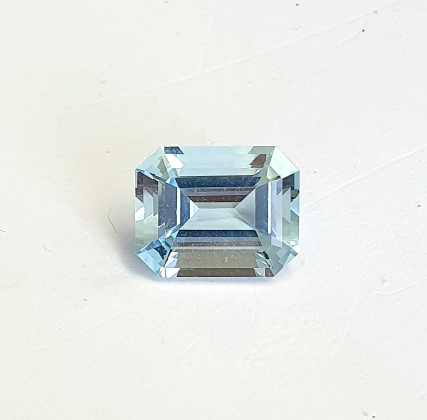 Aquamarine Emerald Cut, 13x10 MM Aquamarine, 6 Carats Aquamarine, Sea ...