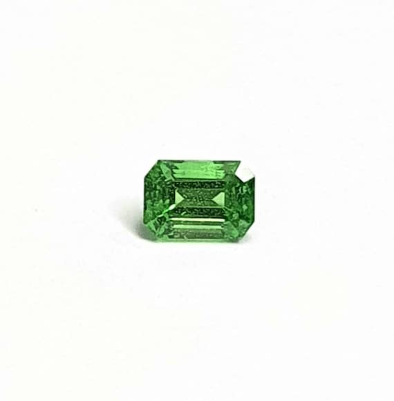 Natural Tsavorite Garnet Octagon Green Garnet 0.94 Carats - Etsy