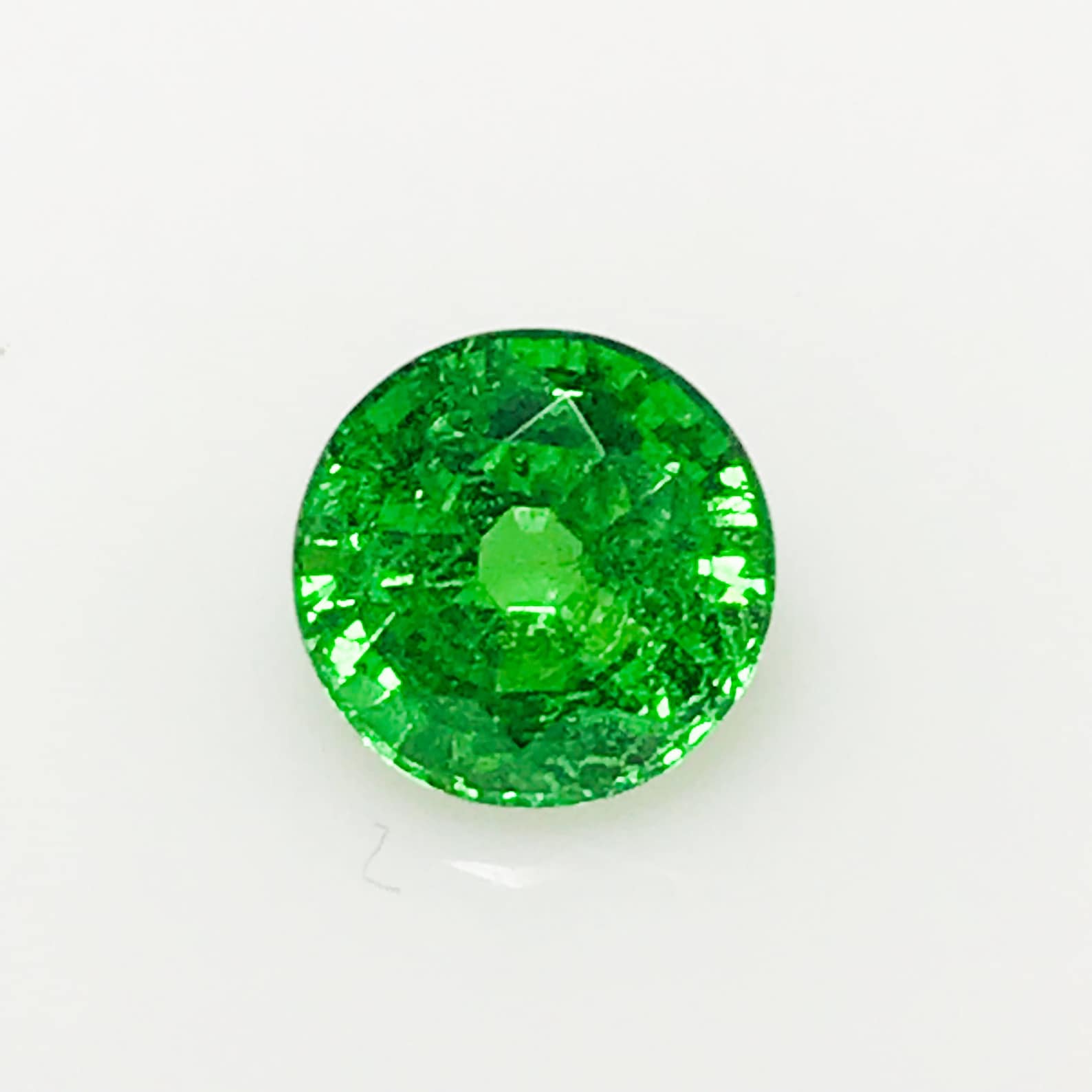 Tsavorite Garnet, Round Cut Garnet, 2 Carat Garnet, Green Garnet ...