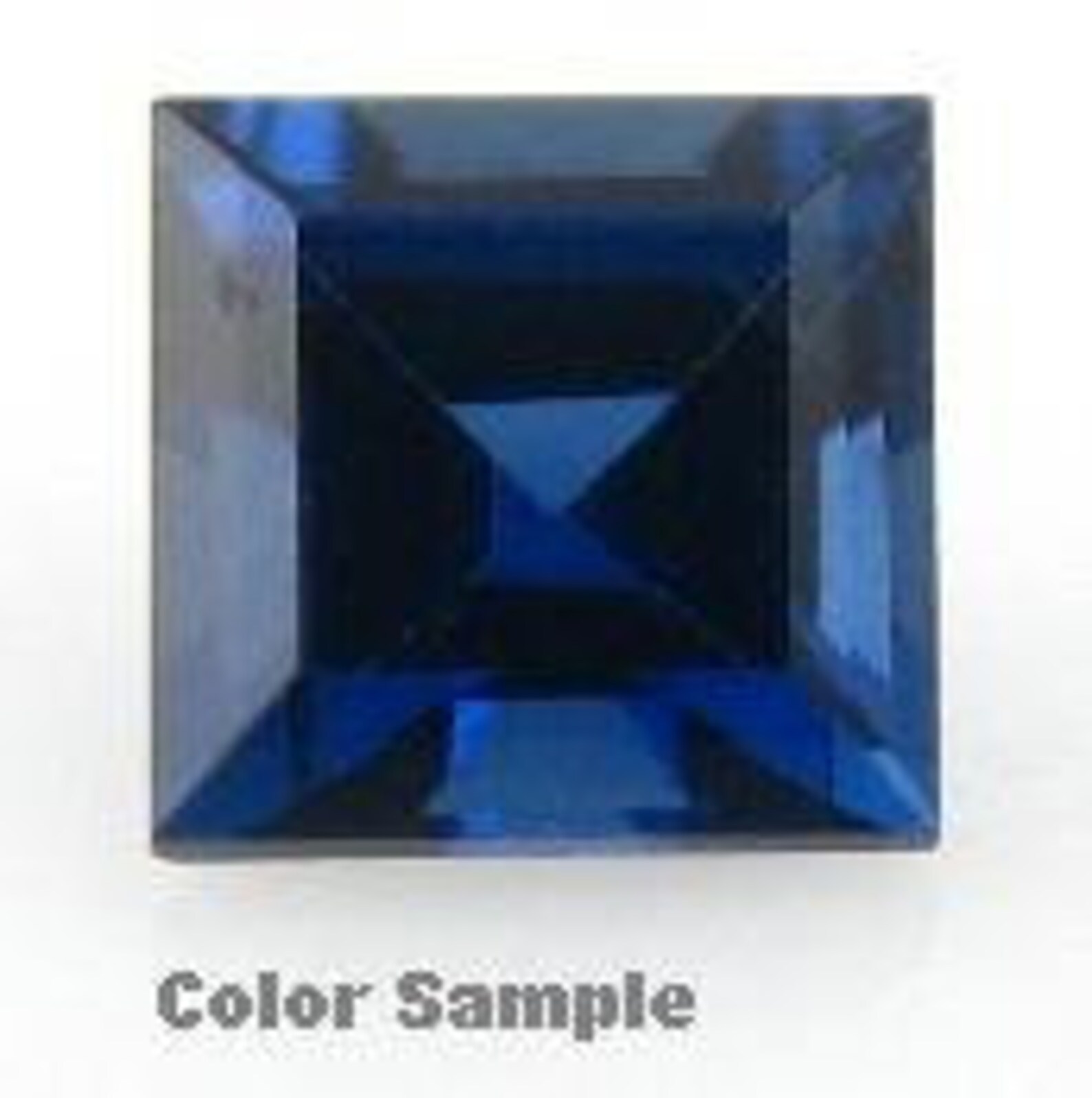 2.25 Mm Blue Sapphire Square Cut Natural Blue Sapphire High - Etsy