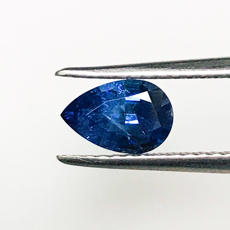 Natural Sapphire Royal Blue Sapphire Pear Shape Sapphire 1 - Etsy