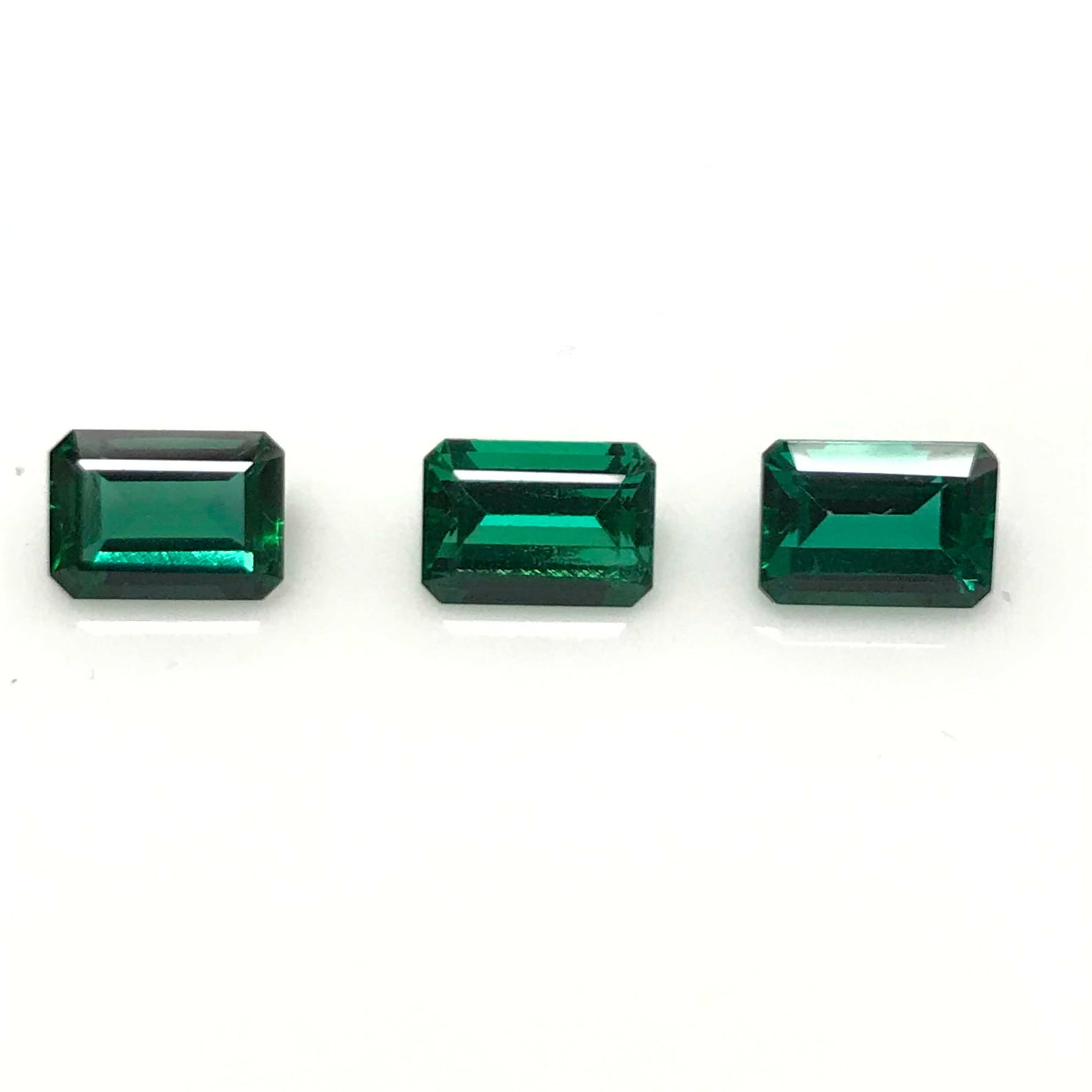 Lab Created Emerald, Emerald Cut Emerald, 1 Carats Emerald, 7x5 Mm ...