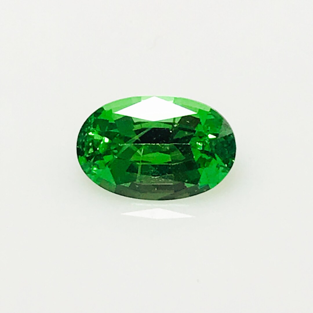 Green Garnet, Tsavorite Garnet, Oval Cut Garnet, 1 Carat Garnet, Garnet ...