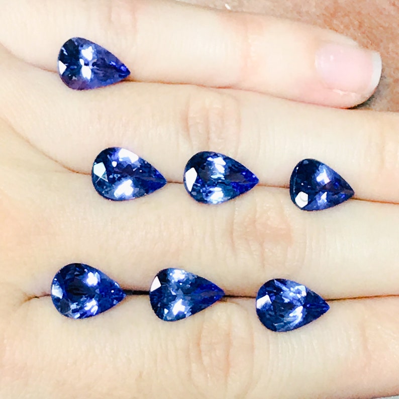 Tanzanite Pear Shape 10x7 Mm, 1.75 Carat, Natural Loose Tanzanite ...