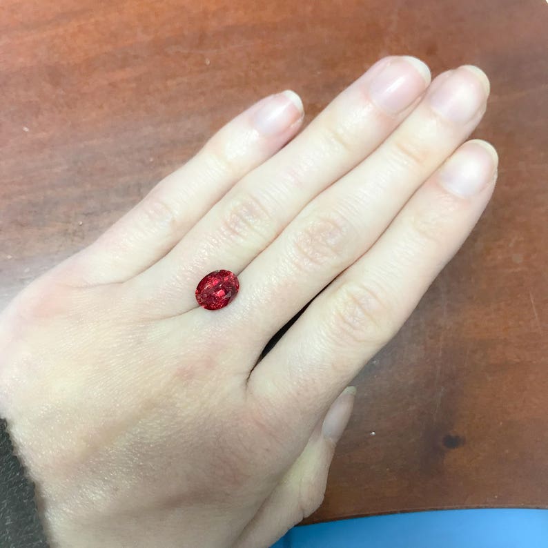 Ruby Oval Cut 8.75x6.86 Mm, 2.38 Carats, Natural Corundum, Natural Ruby ...