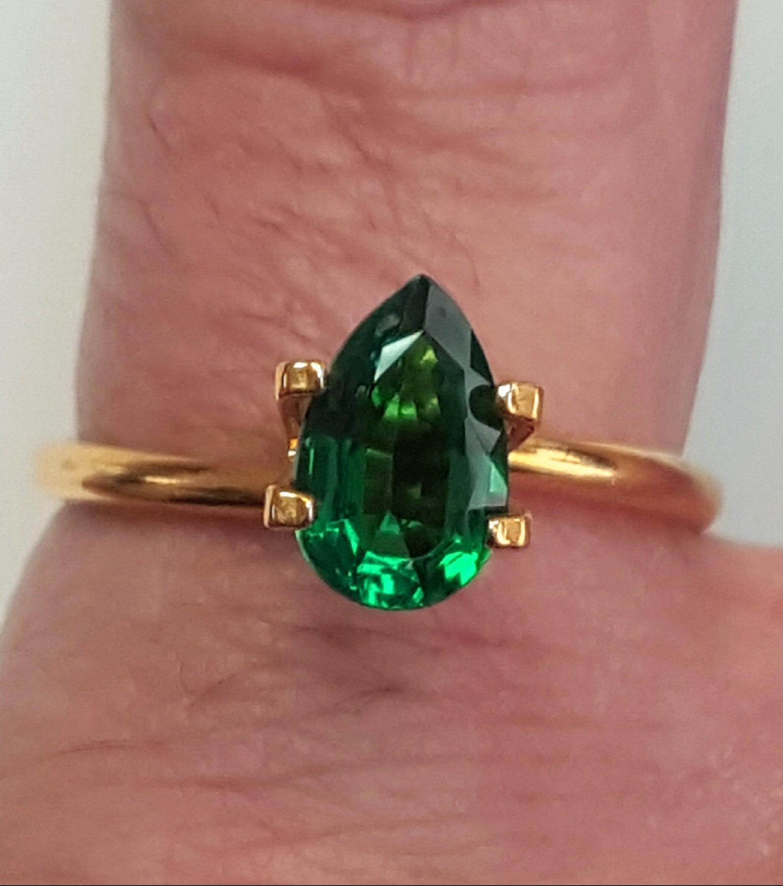 Created Emerald 5x9 Mm 5.5x9 Mm 6x9 Mm, Pear Shape, Loose Lab Emeralds ...