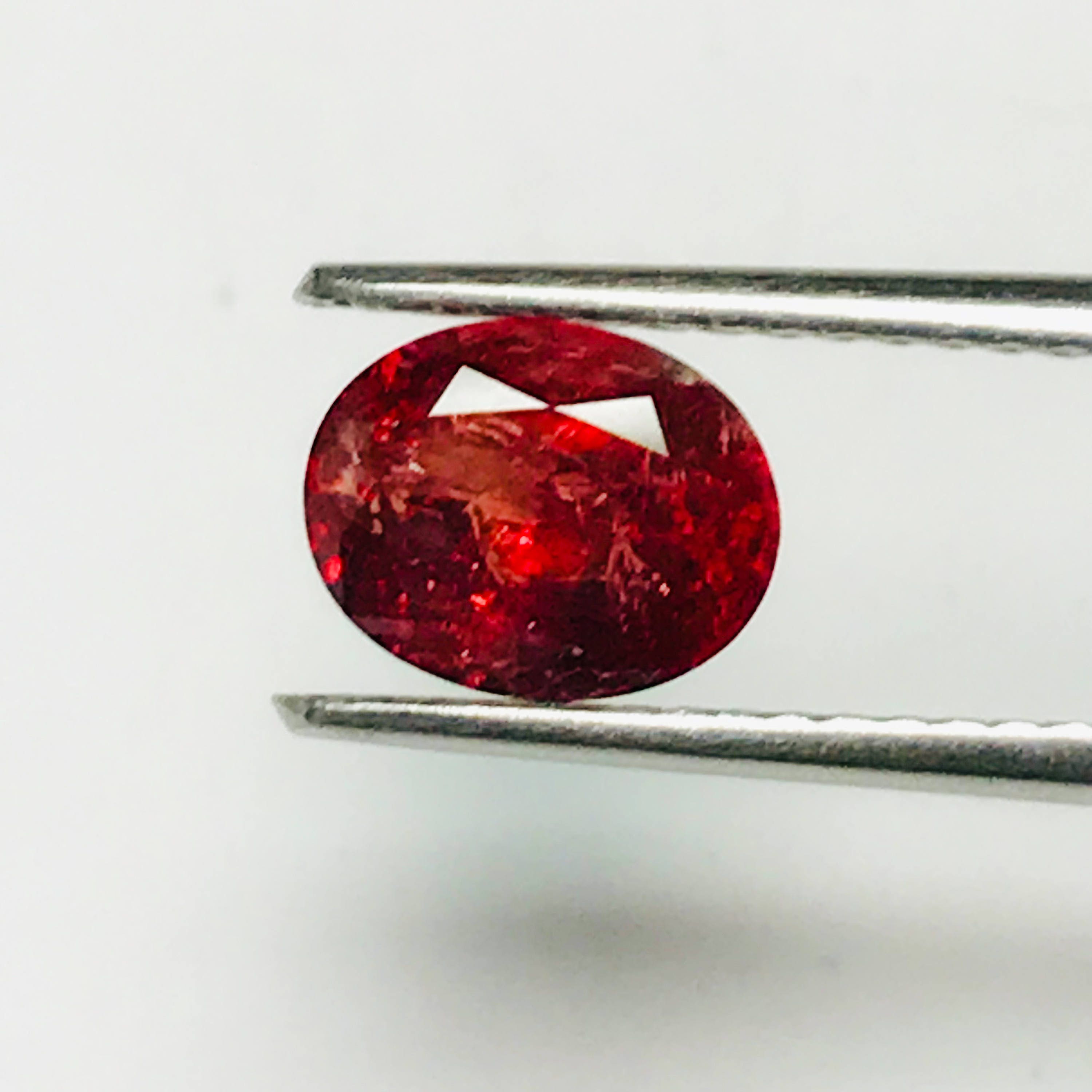 Ruby Oval Cut 8.75x6.86 Mm, 2.38 Carats, Natural Corundum, Natural Ruby ...
