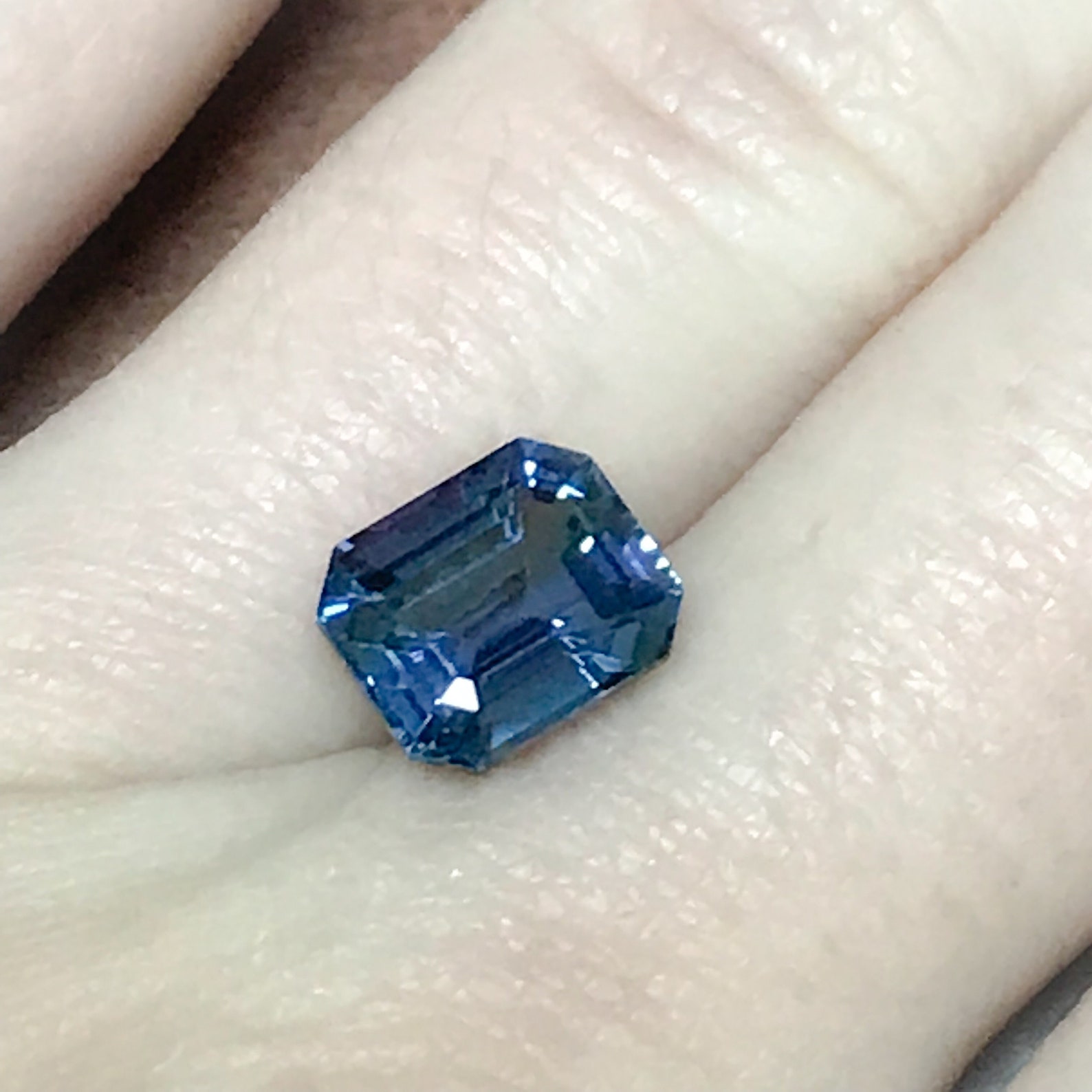 Tanzanite Emerald Cut 8x6.5 Mm, 2.10 Carats, Natural Tanzanite Faceted ...