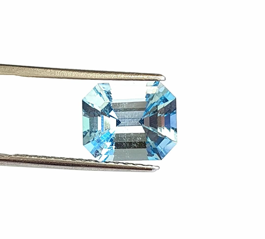 Aquamarine Emerald Cut, 11x9 Mm Aquamarine, 3.70 Carats Aquamarine ...