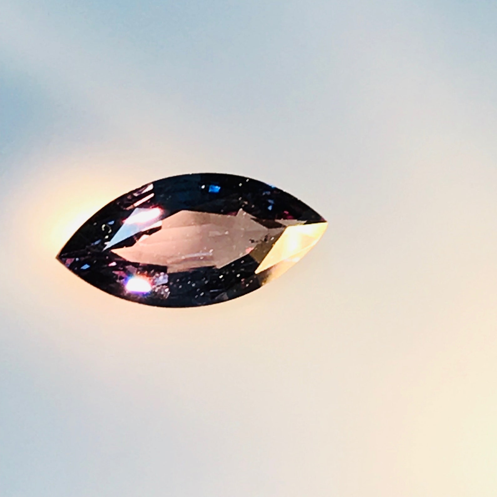 Blue Color Change Garnet Marquise Cut Garnet 0.60 Carat - Etsy