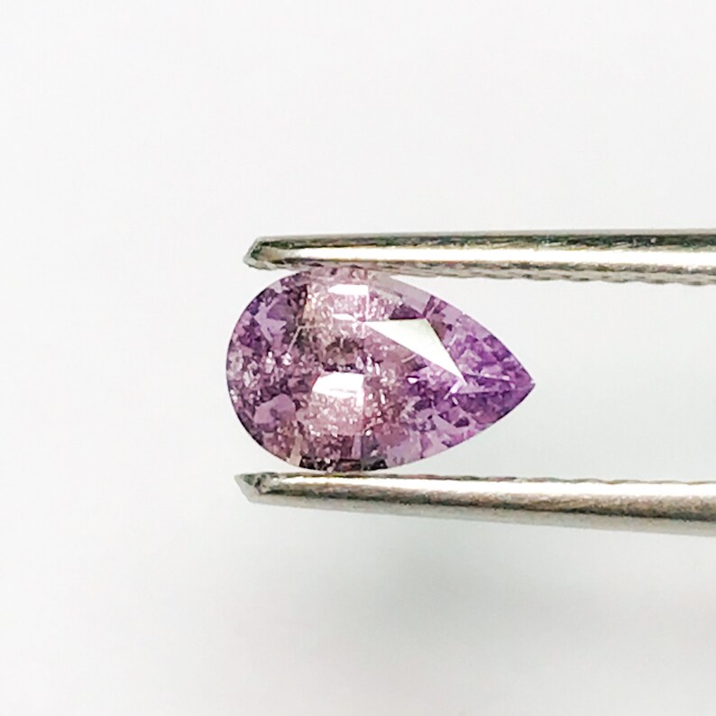 Fancy Sapphire Pear Shape 8X5.5 Mm, 1.15 Carat, Natural Fancy Lavender ...
