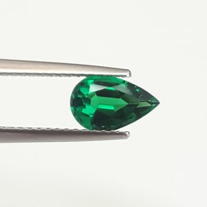 Created Emerald 5x9 Mm 5.5x9 Mm 6x9 Mm, Pear Shape, Loose Lab Emeralds ...