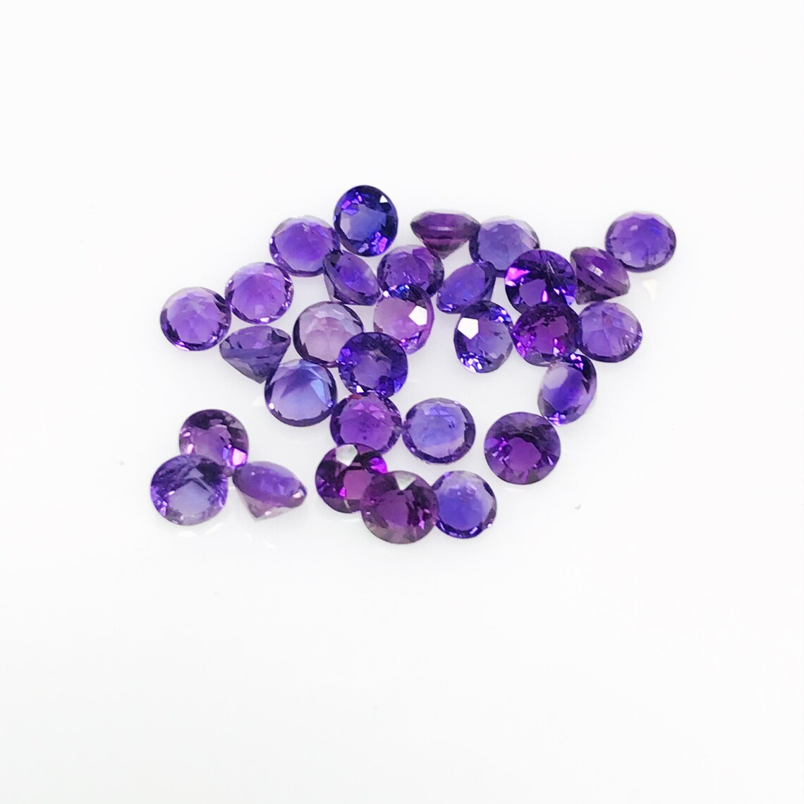 Amethyst, Lot Amethyst, Round Cut Amethyst, Loose Amethyst, Natural ...