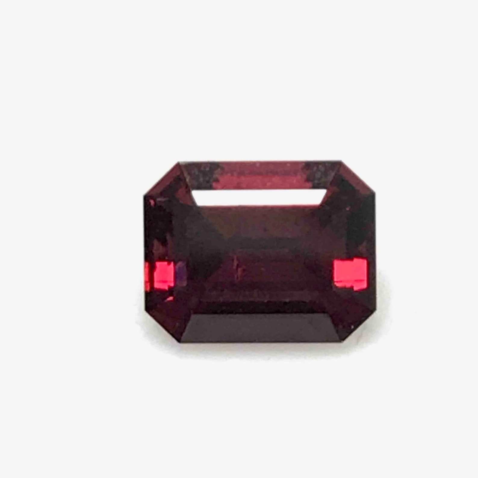 Garnet, Emerald Cut Garnet, 4 Carat Garnet, 10x8 MM Garnet, Natural ...