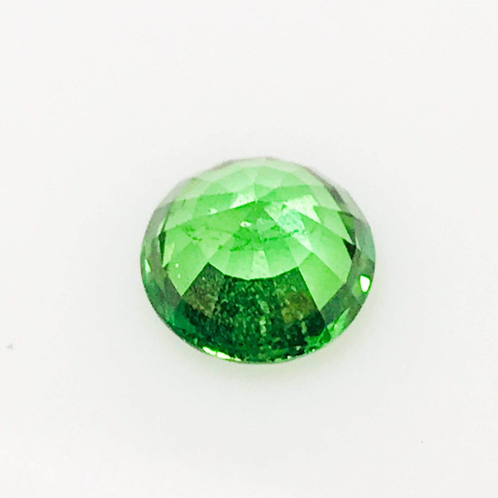 Tsavorite Garnet, Round Cut Garnet, 2 Carat Garnet, Green Garnet ...