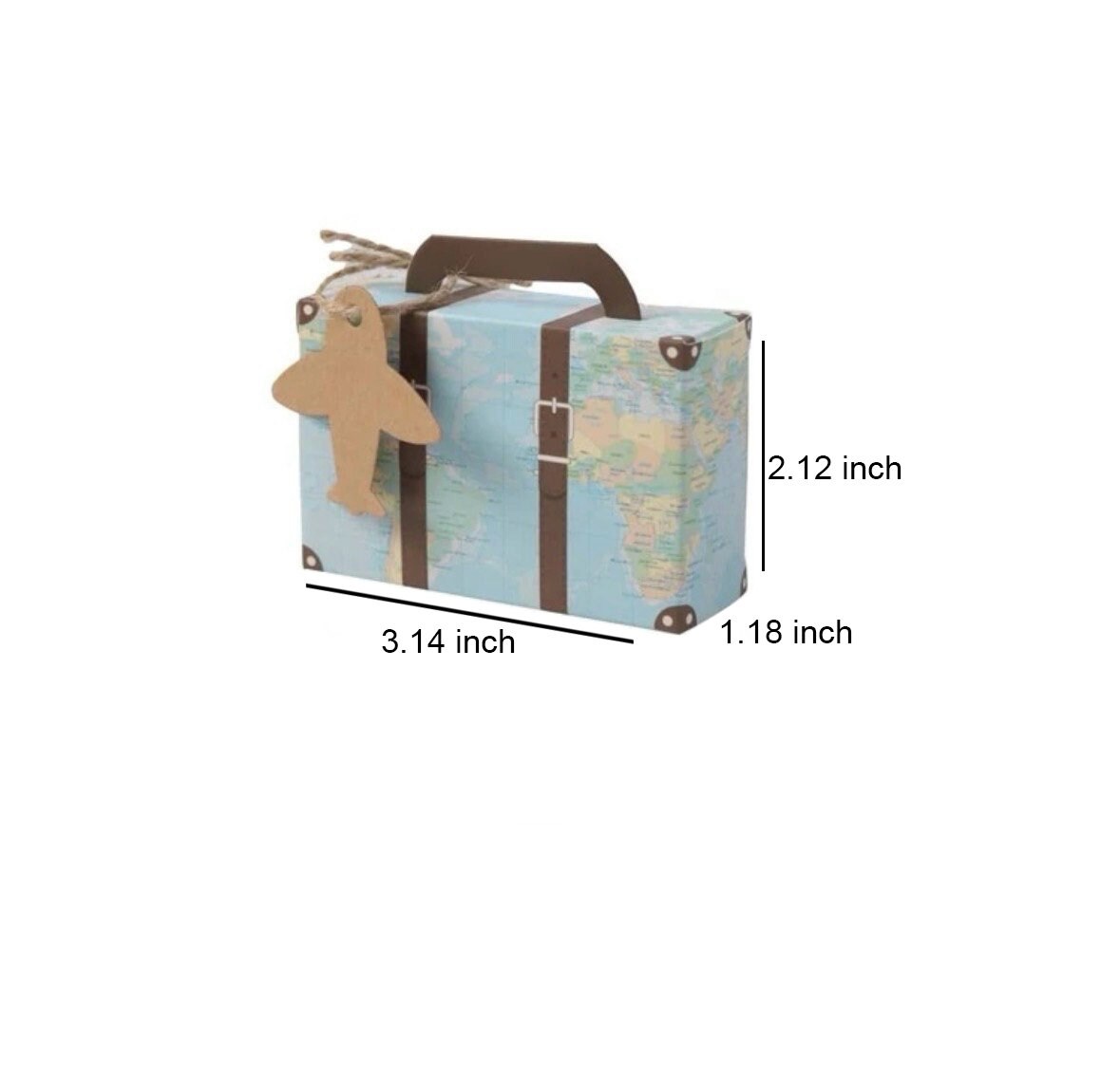Creative Suitcase Design Gift Box for Party Mini Suitcase Favor Box ...