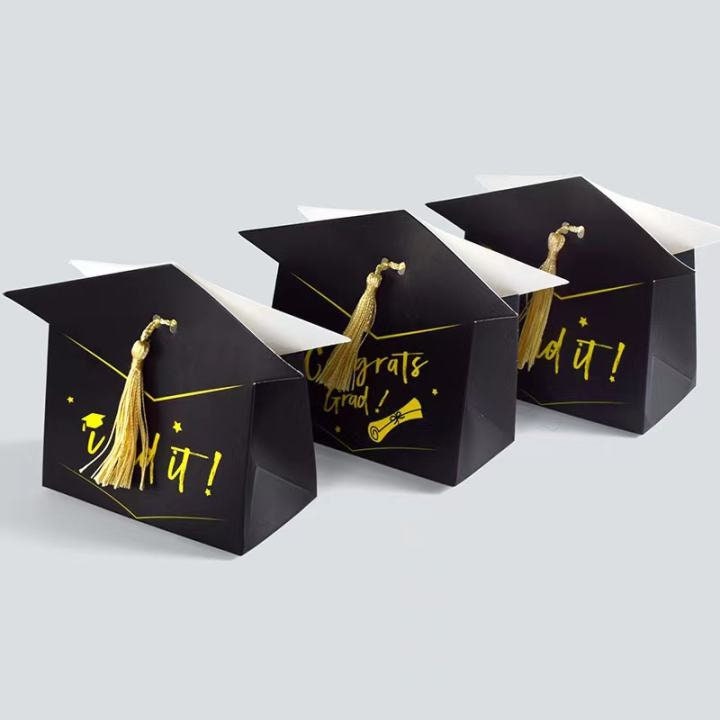 Graduation Cap Favor Box I Did It Bag Congrats Grad Favor With Tassel ...