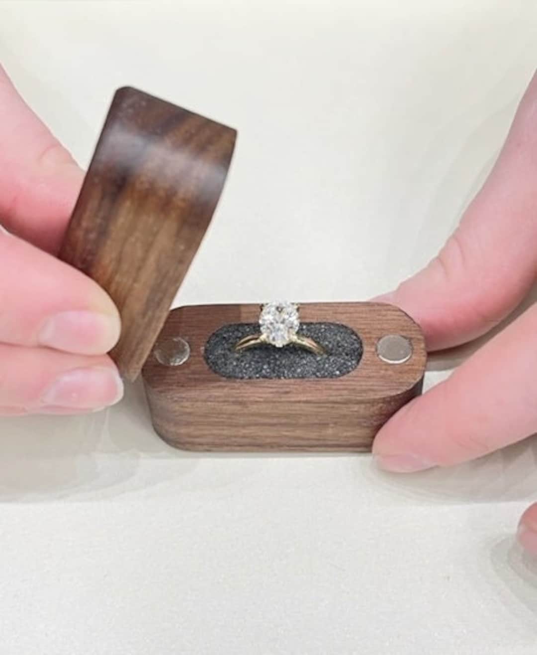 Ring Box/pocket Sized Box/low Profile - Etsy