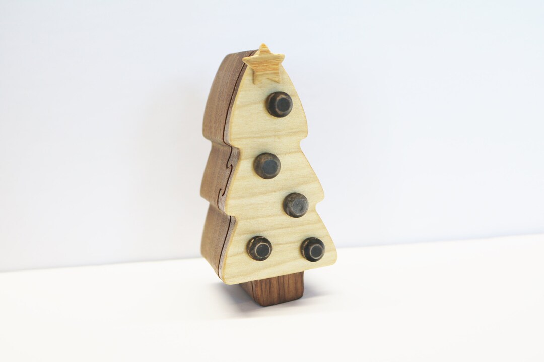Christmas Tree Puzzle Box/novelty Box - Etsy