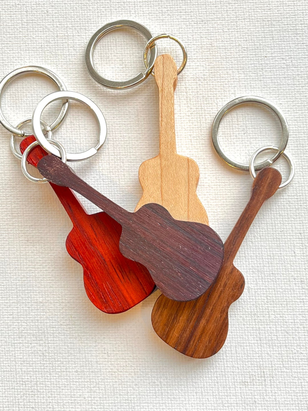 Guitar Keychain - Etsy