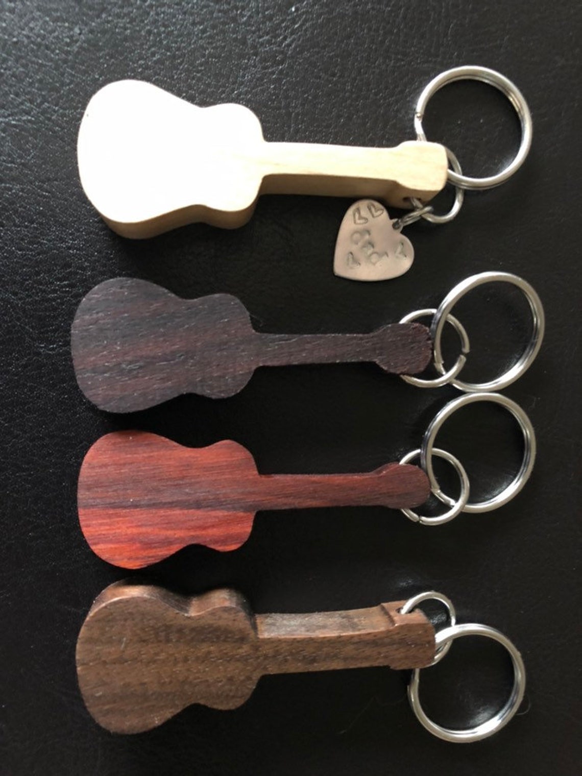 Guitar Keychain | Etsy