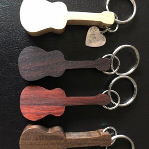 Guitar Keychain | Etsy