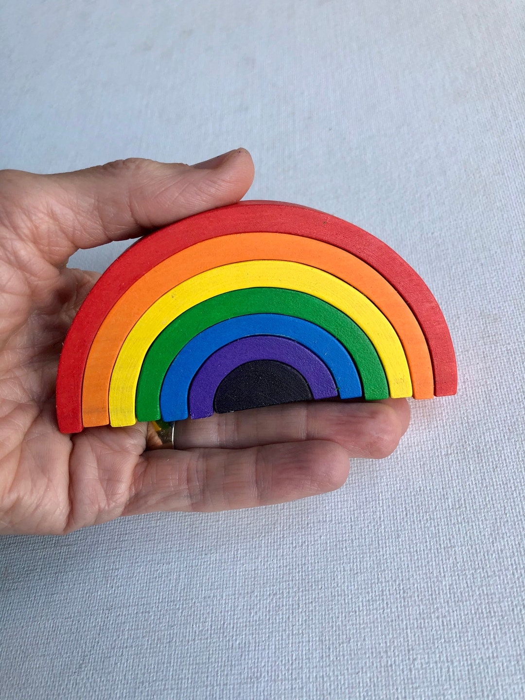 Desktop Rainbow Stacker/nursery Decor - Etsy