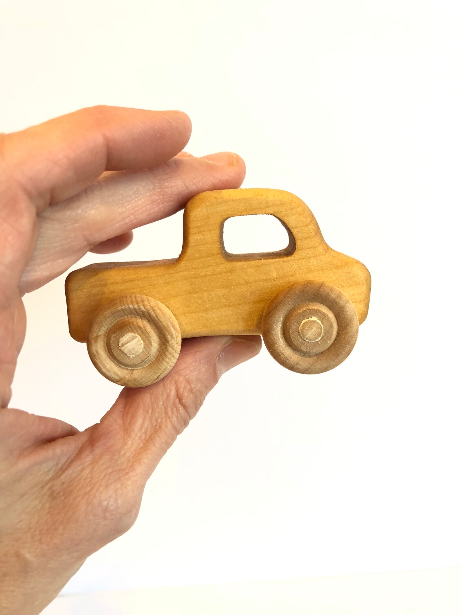 Set of 4 Mini Hardwood Cars - Etsy