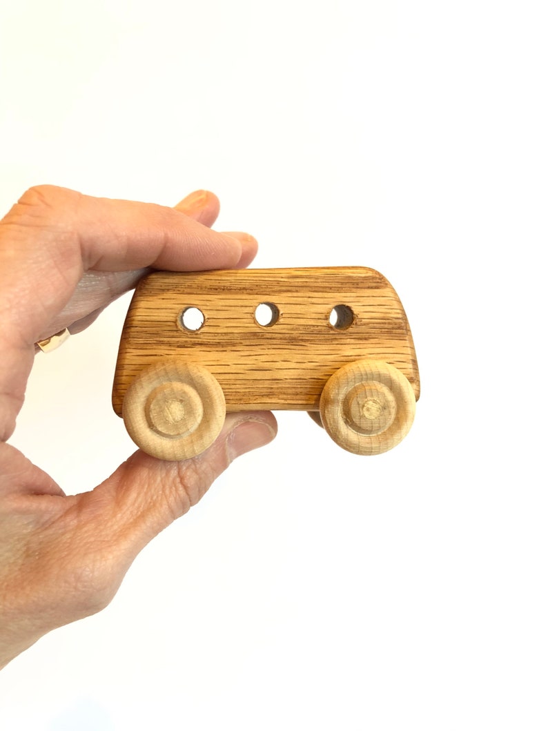 Set of 4 Mini Hardwood Cars - Etsy