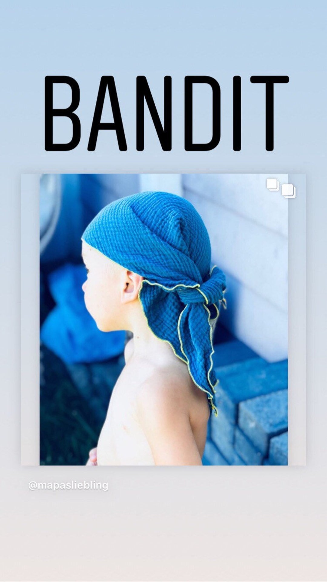 Muslin Scarf Bandit Sun Protection Muslin Children's Headscarf Muslin ...