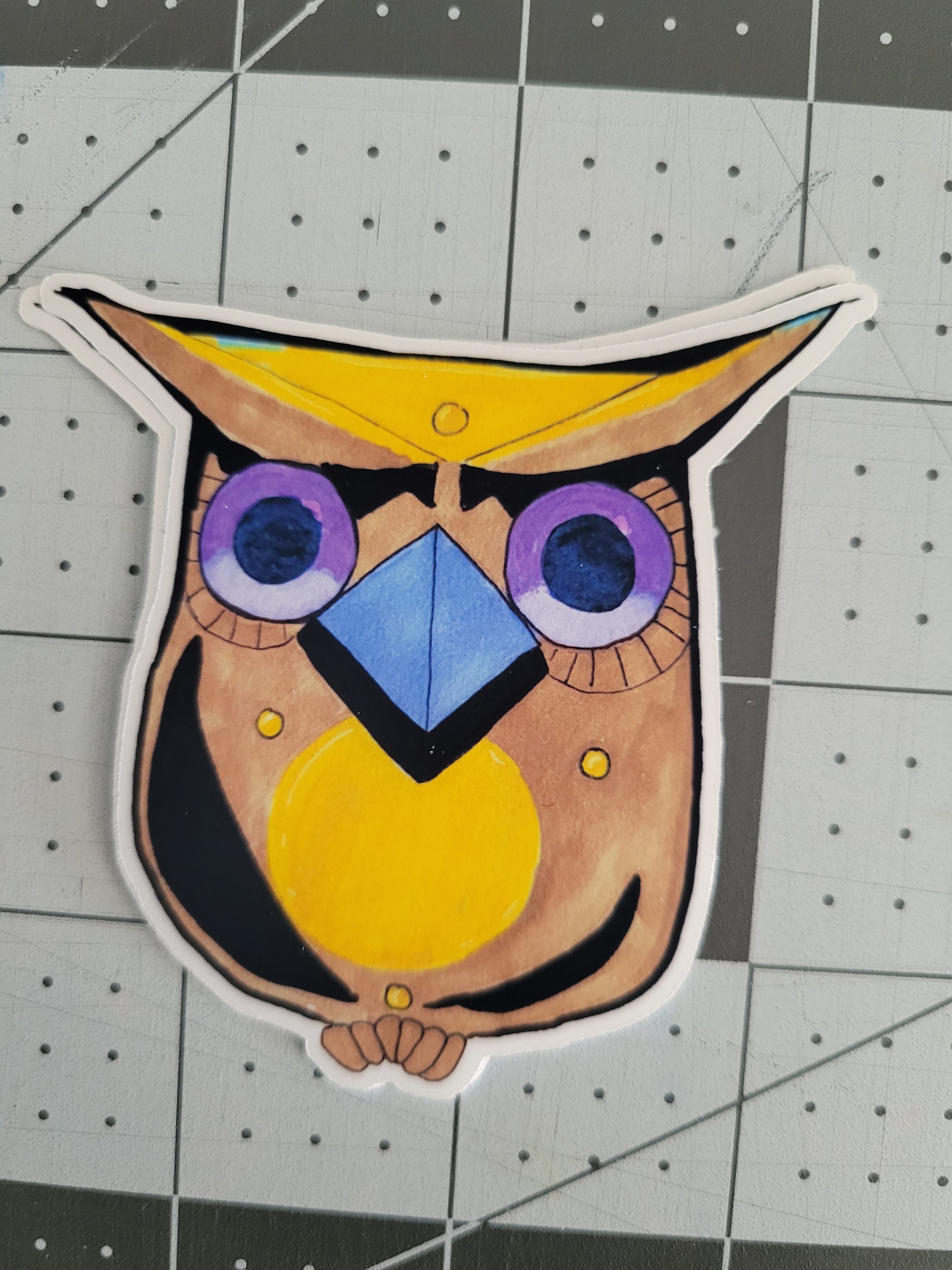 Hades Athena Owl Mythology Vinyl Sticker - Etsy