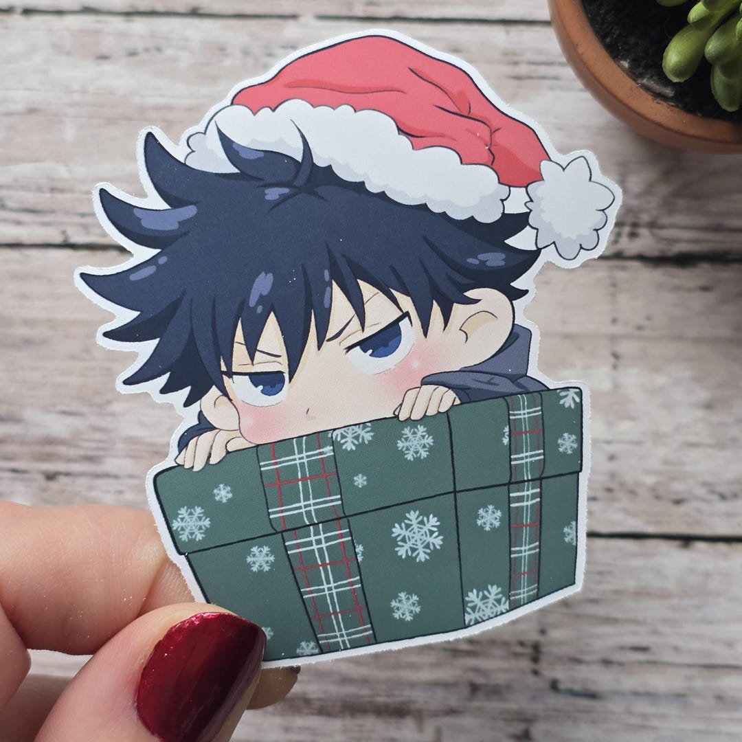 Chibi Anime Hero Sticker 3" Matte Vinyl Cute Winter Anime-style Sticker ...