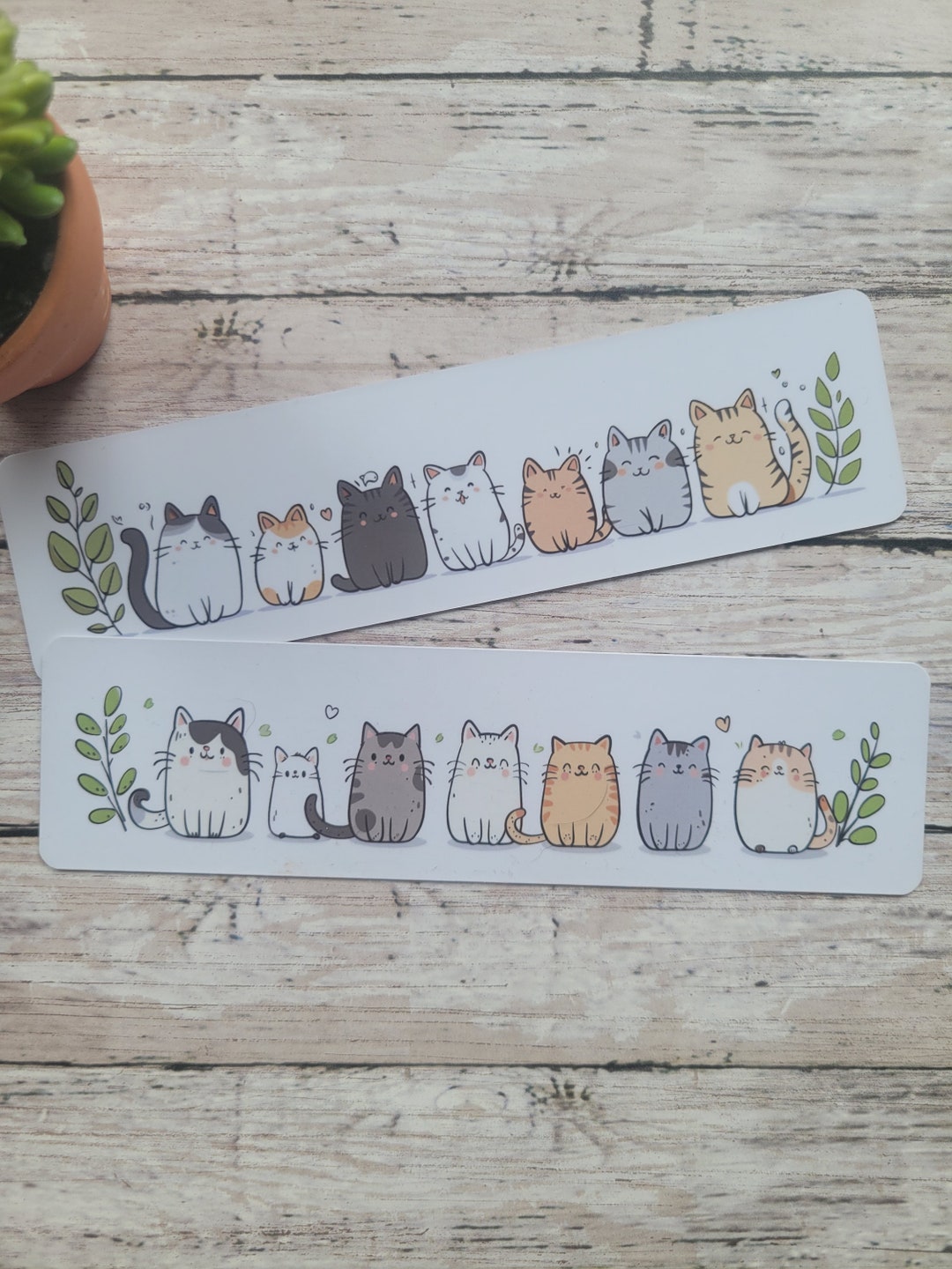 Kitty Design Bookmark | Handmade Bookmarks | Gift for Book Lover | Cute ...