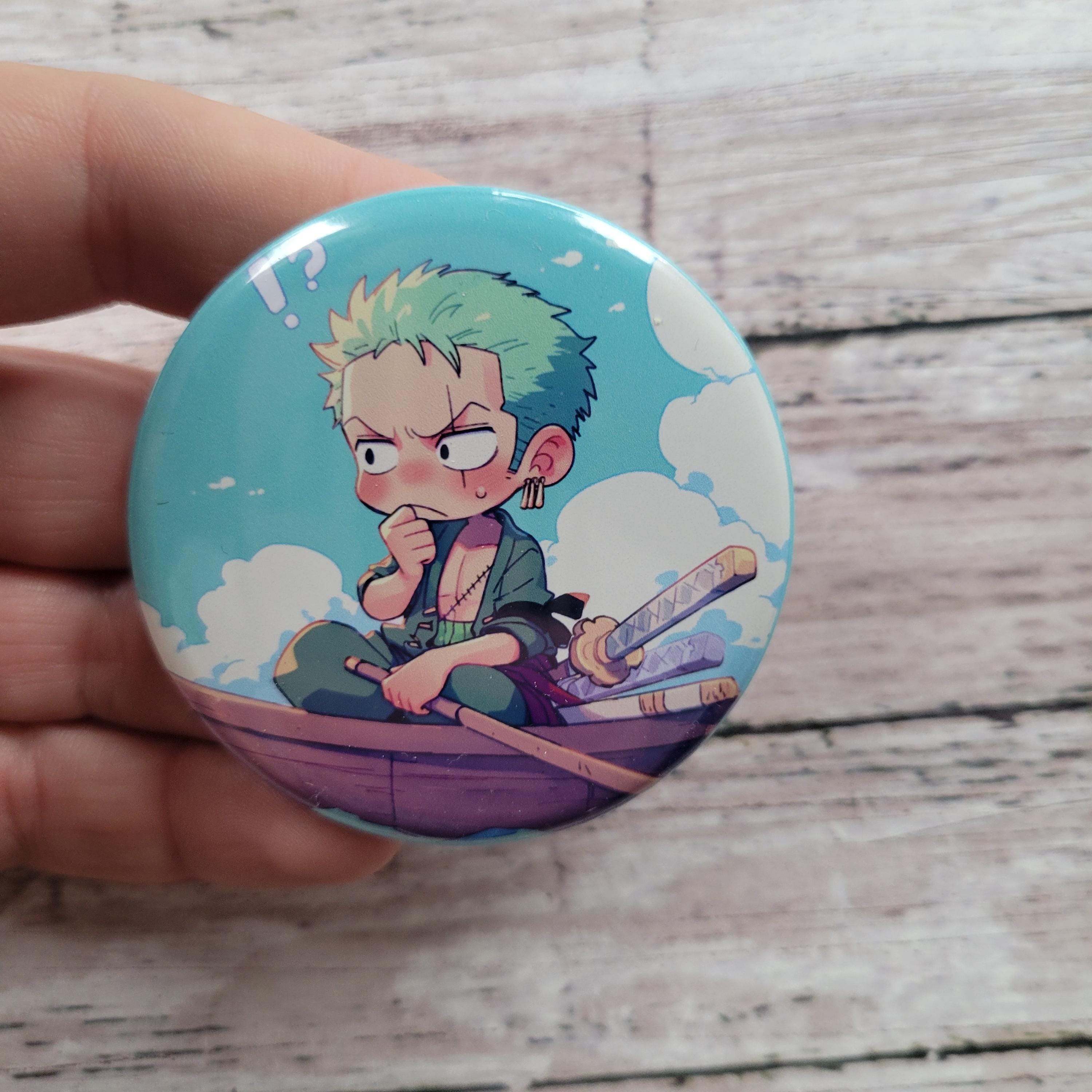 Pirate Hunter Anime Slayer Hero Button Pins Japanese Brooch Pin Badge ...