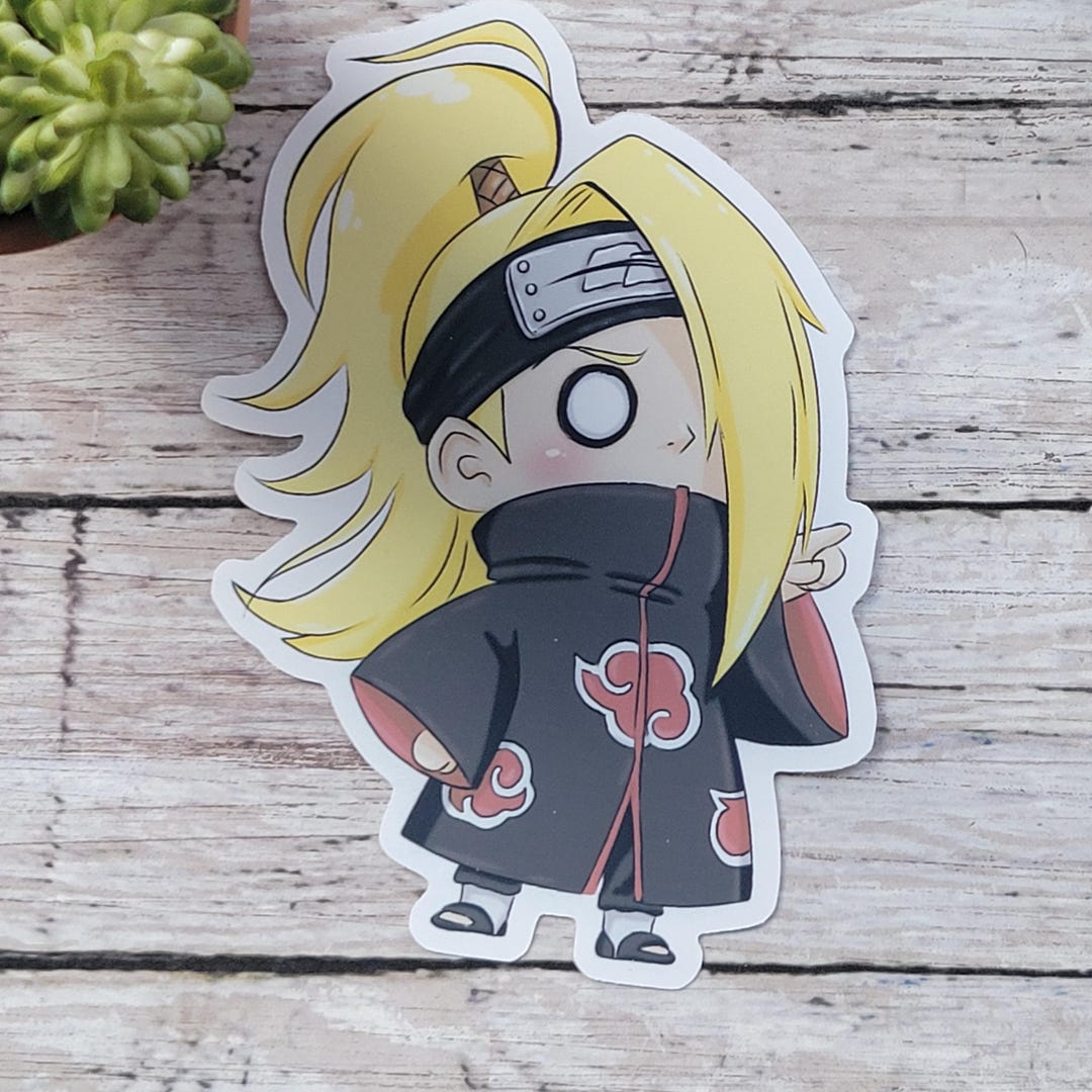 Anime Hero Vinyl Matte Sticker Vivid Anime Vinyl Laptop Decal Handmade ...