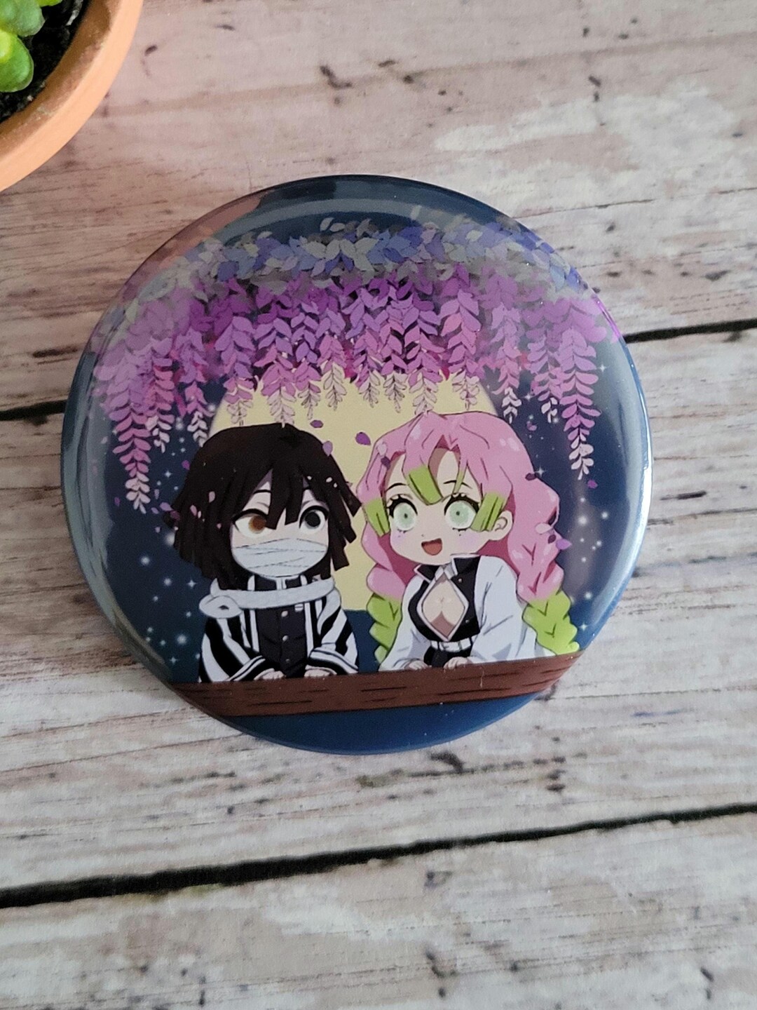 Anime Lover Button Pins Button Pins Anime Japanese Brooch Pin Badge ...