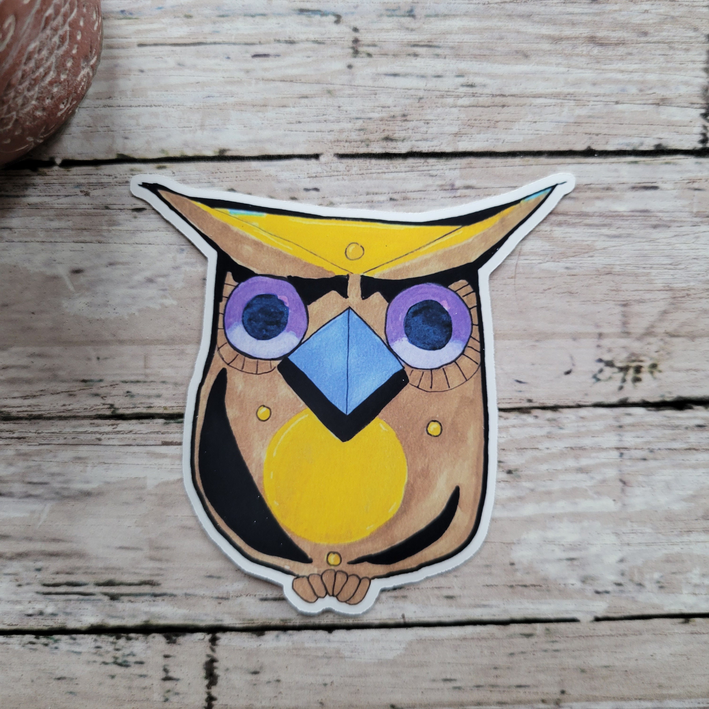 Hades Athena Owl Mythology Vinyl Sticker - Etsy