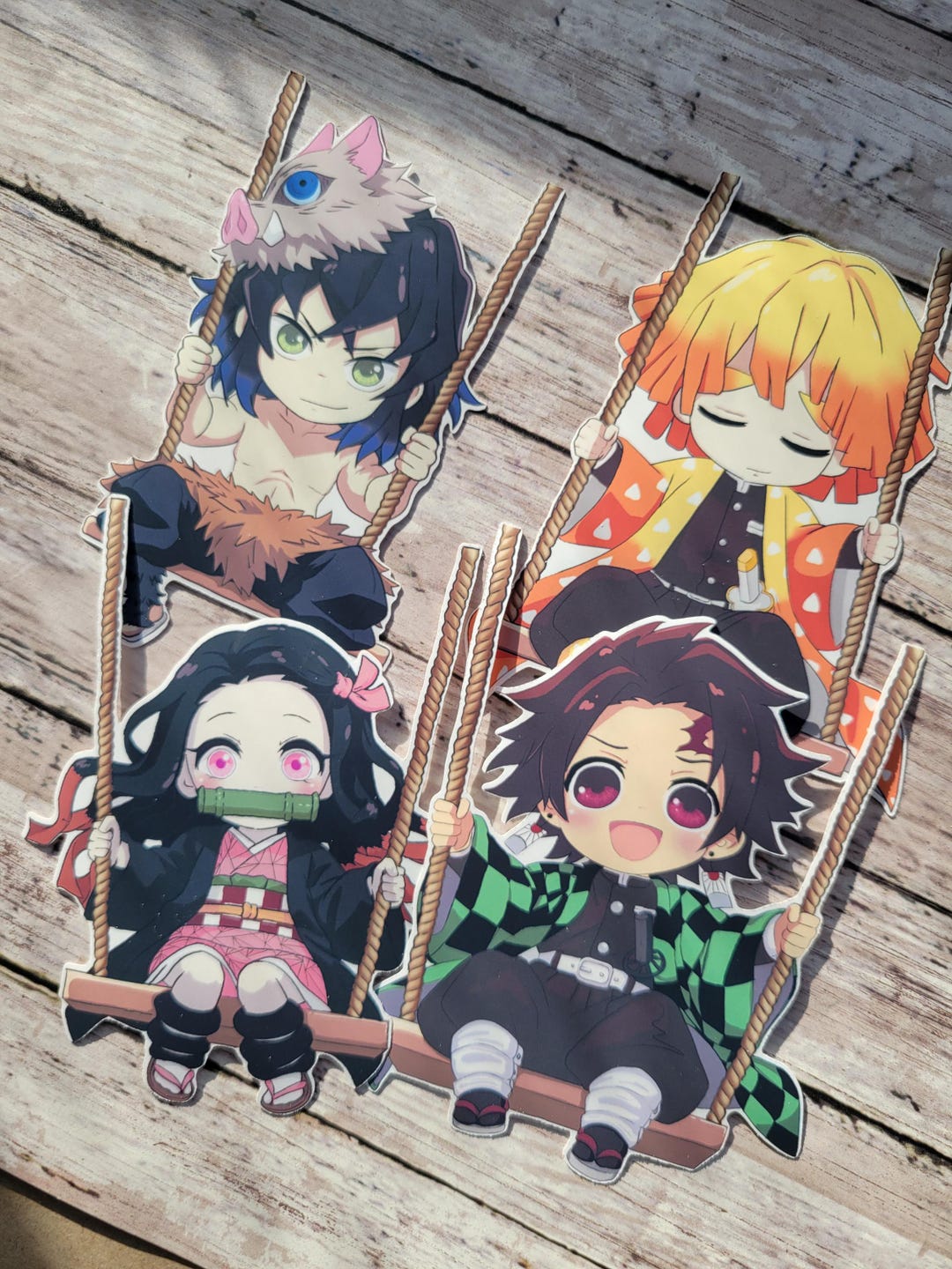 Demon Anime Hunter Slayer Hero Vinyl Matte Sticker Vivid Anime Stickers ...