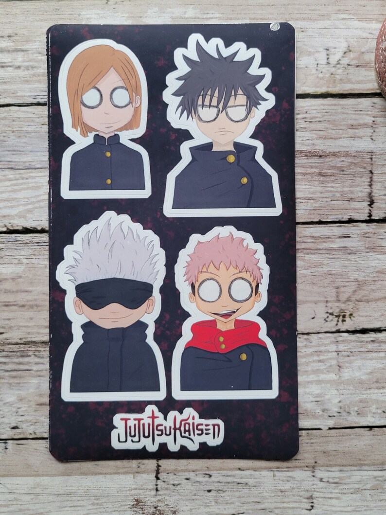 Anime Stickers Sticker Cute Kawaii Laptop Decal Vinyl Sticker Handmade ...