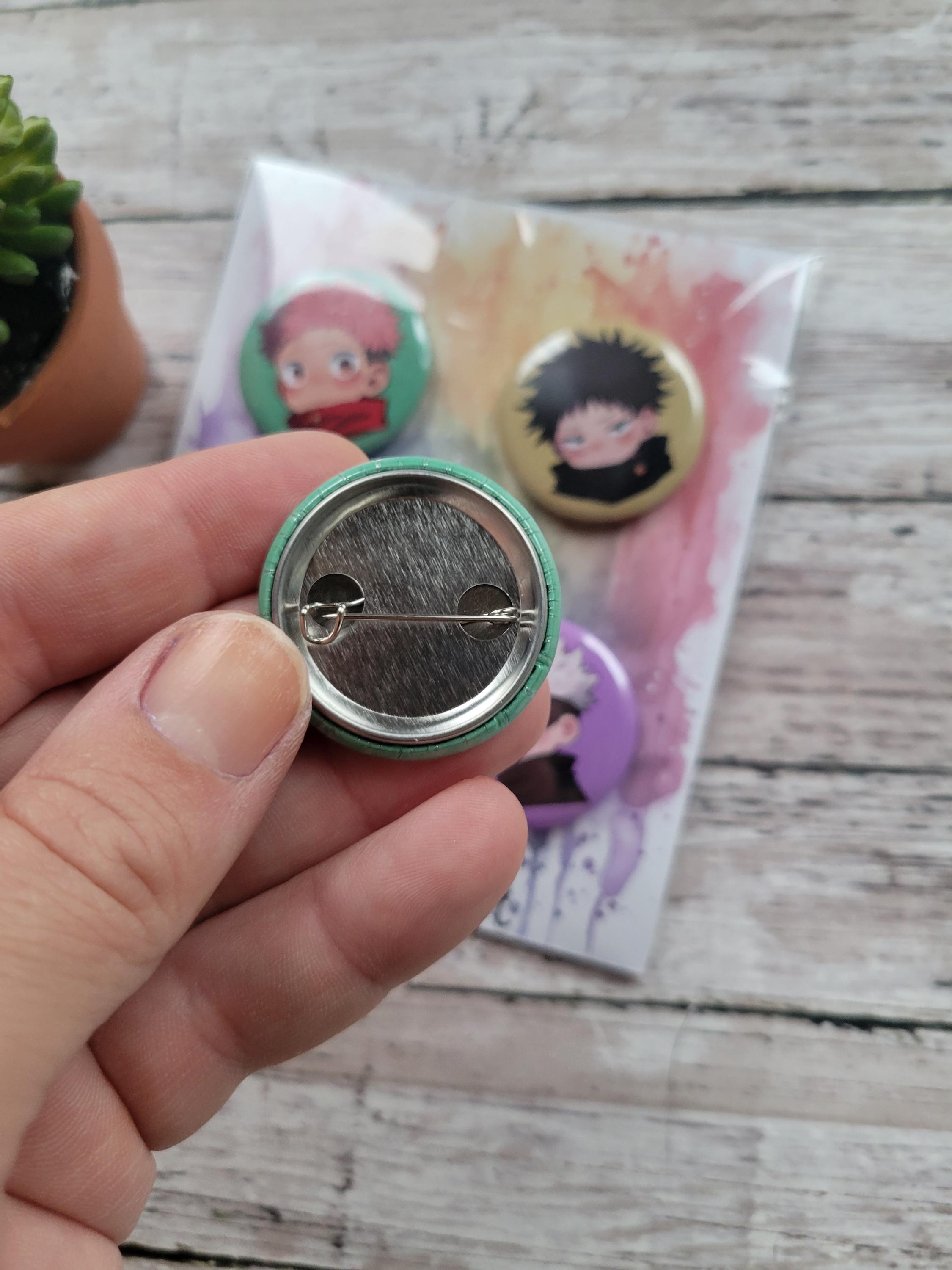 Anime Button Pins | Japanese | Brooch Pin Badge | Gifts | Cute | Kawaii ...