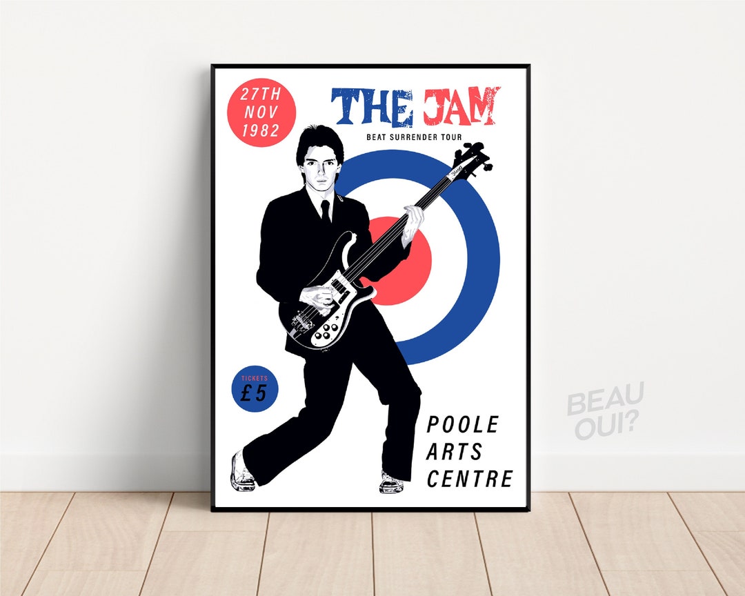 The Jam Concert Poster 1982 Exhibition Print - Etsy