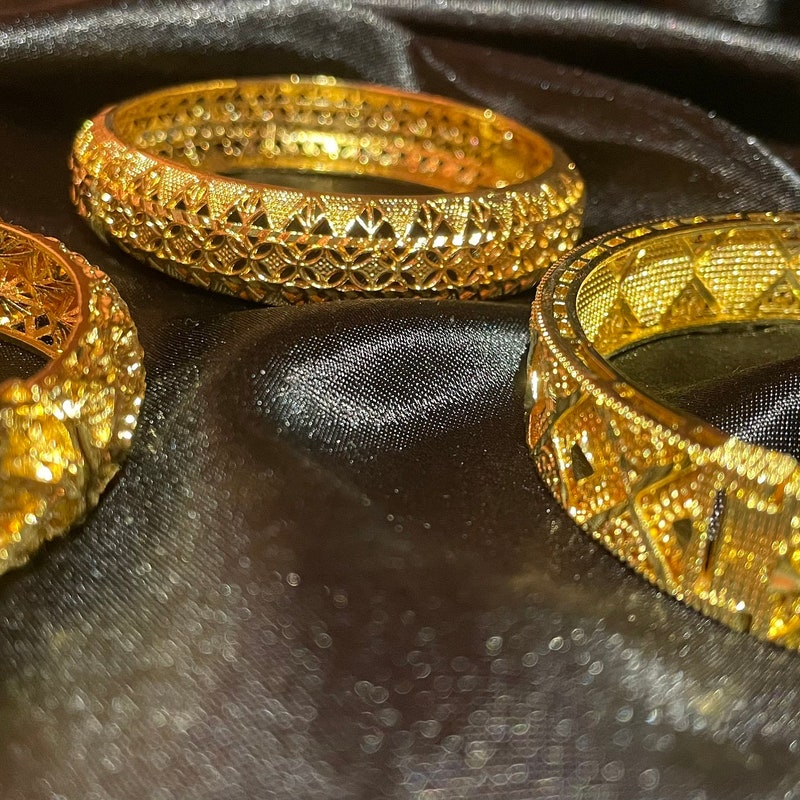 Pattern Bangle - Etsy