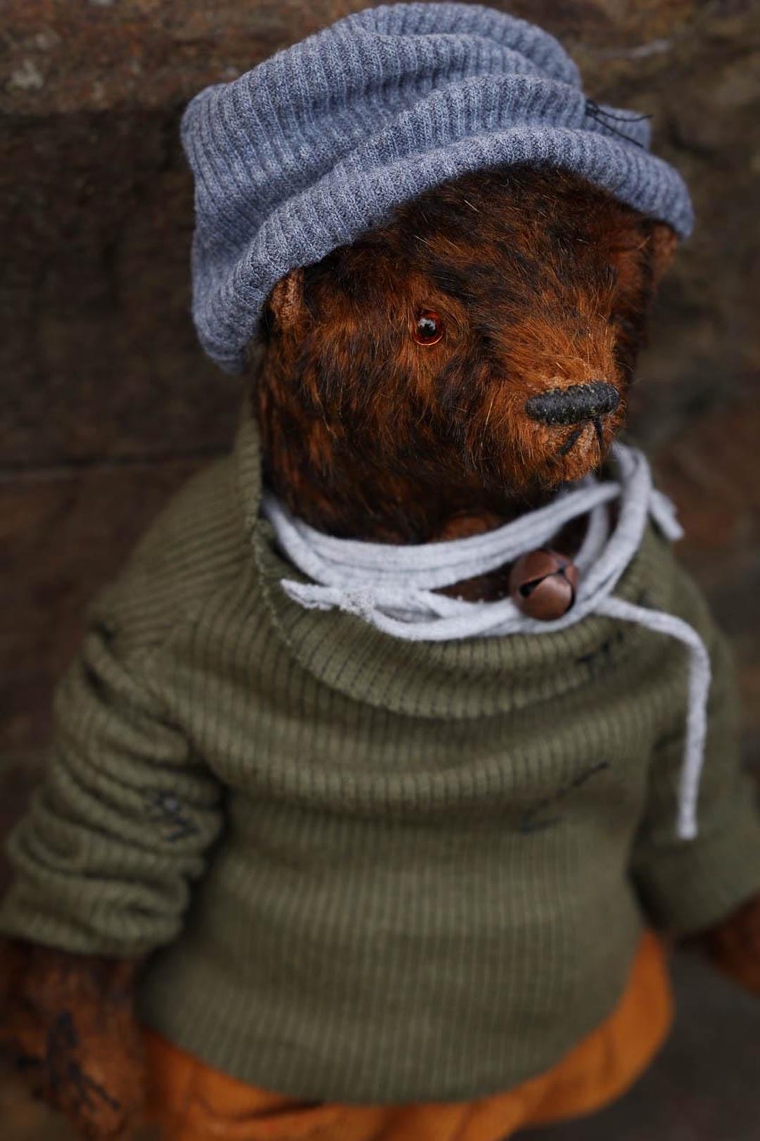 Teddy Bear "faithful Friend", Teddy in Classic Style, Mohair Brown ...