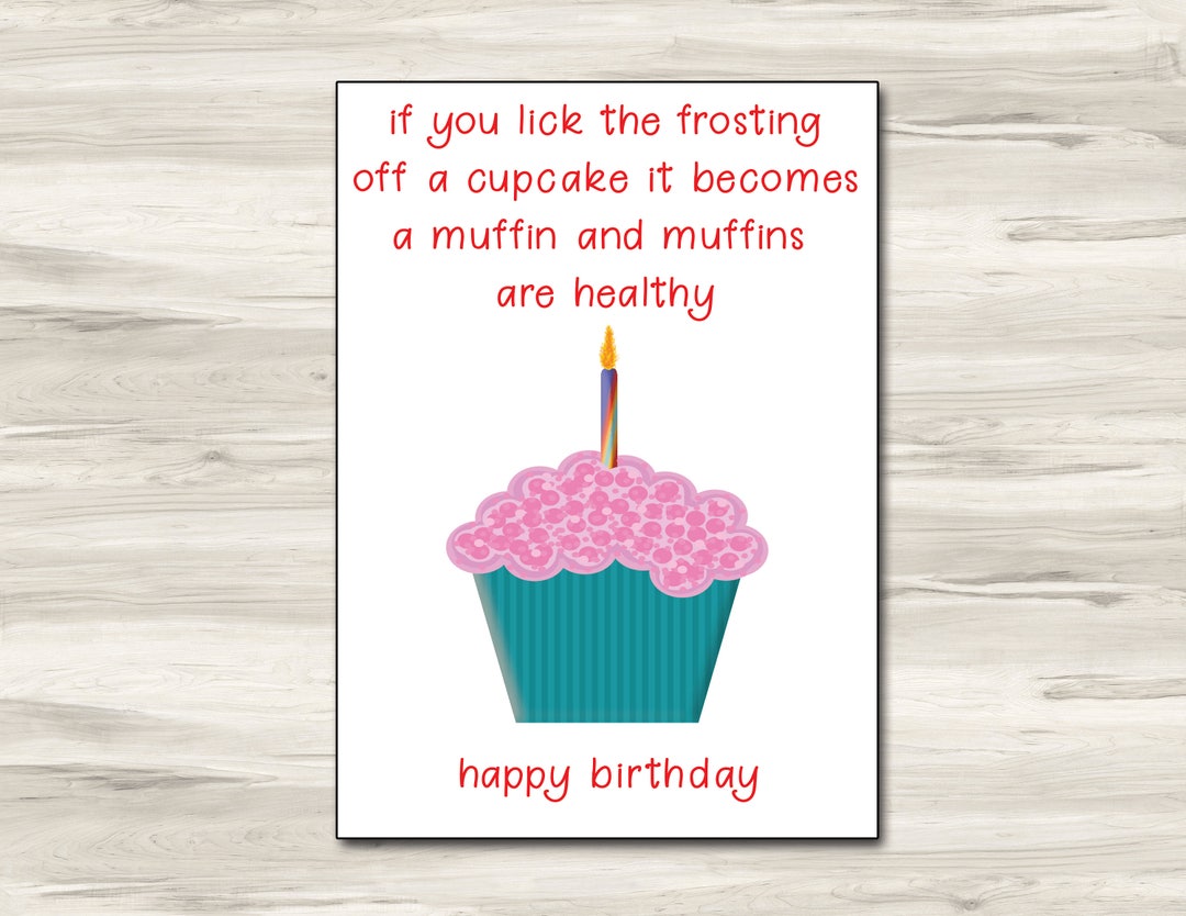 5x7 Birthday Card One Sided Digital Download - Etsy