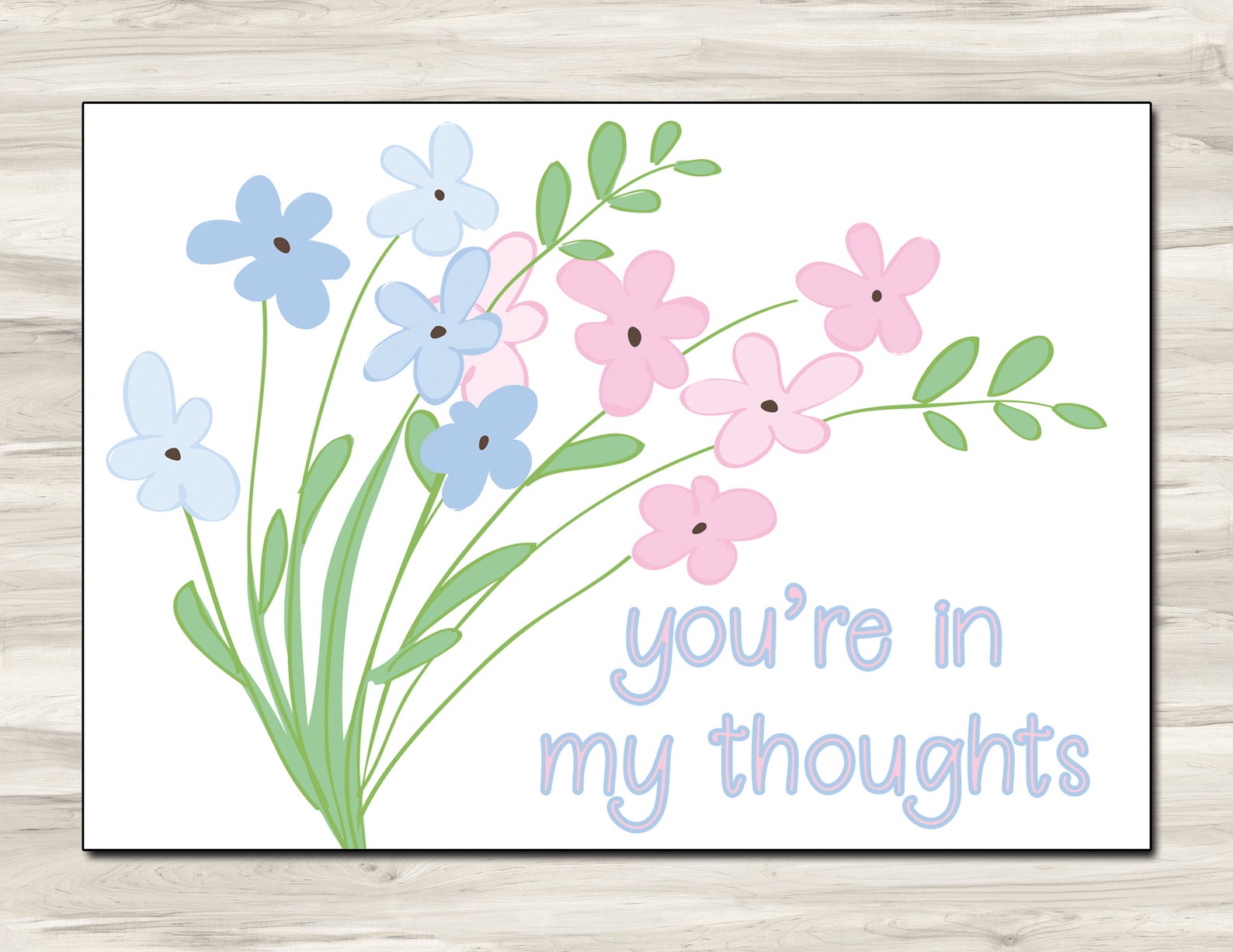 You're in My Thoughts - Etsy