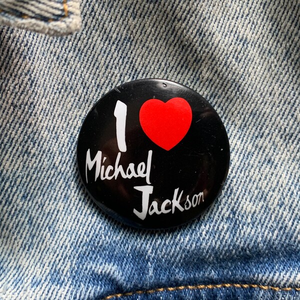 Michael Jackson Button - Etsy