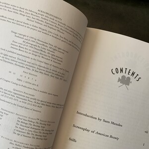 The Shooting Script™ AMERICAN BEAUTY Screenplay by Alan Ball From 1999 ...