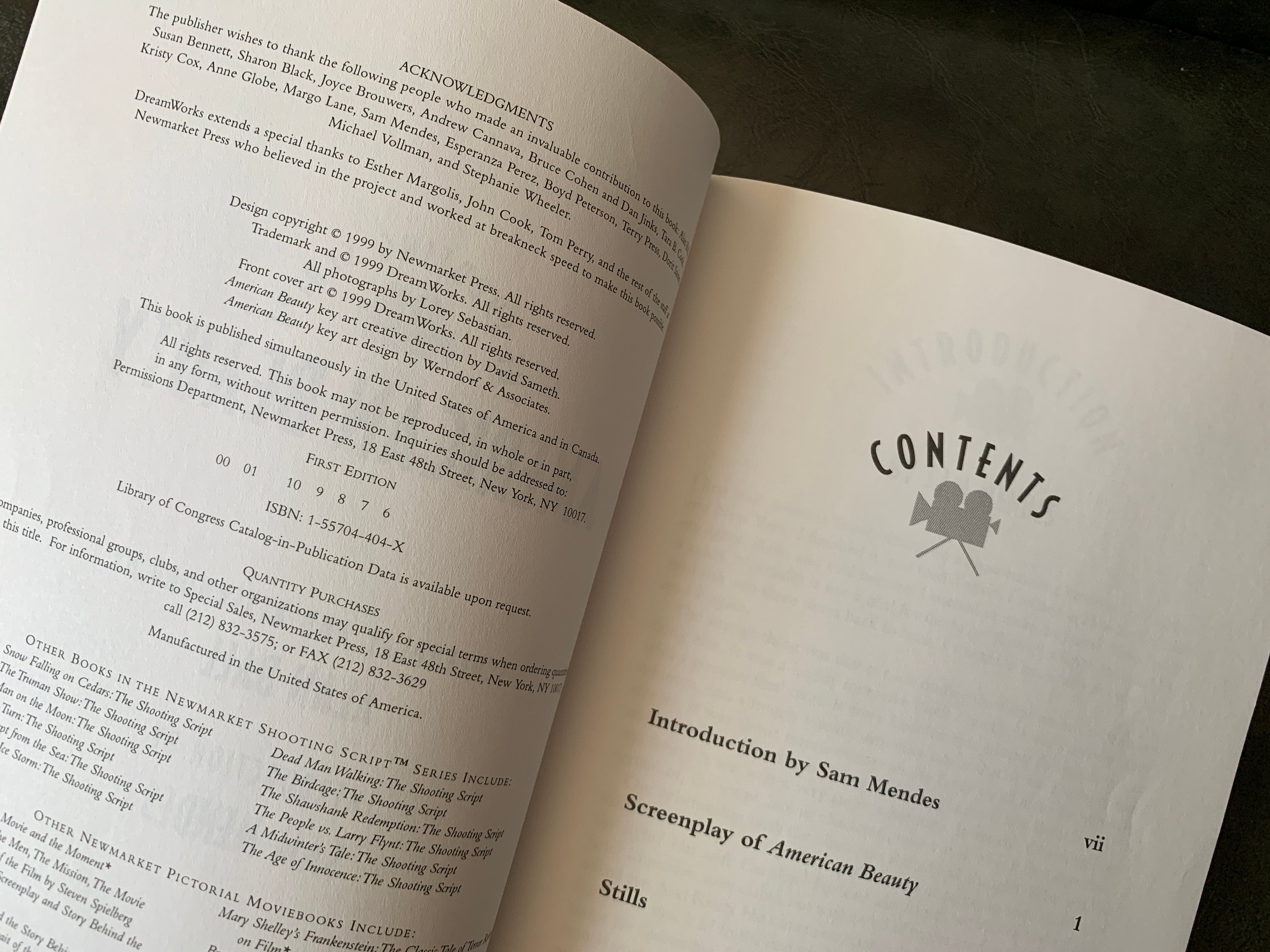 The Shooting Script™ AMERICAN BEAUTY Screenplay by Alan Ball - Etsy