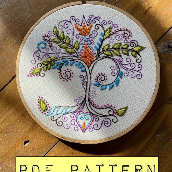 Celtic Hand Embroidery Pattern - Etsy