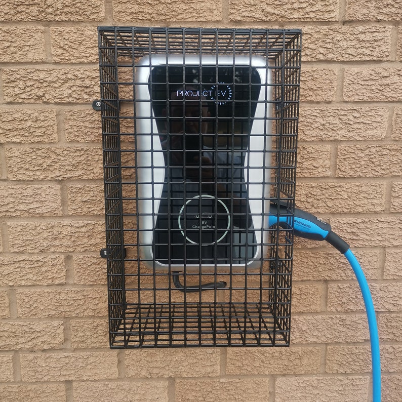 Electric Vehicle Charge Point Housing - Anti Vandal Guard/cage - Etsy